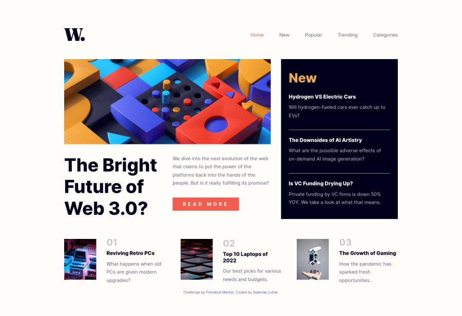 Frontend Mentor Responsive Using Cube Css With Html5 And Css3 Coding Challenge Solution