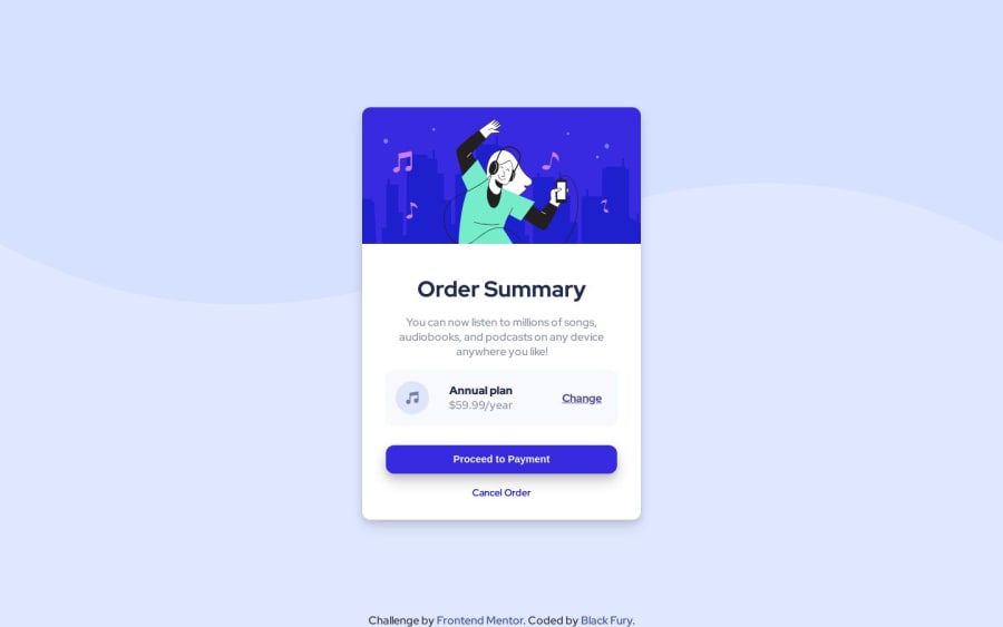 Frontend Mentor Build An Order Summary Card Using Pure Html And Css Flexbox And Css Grid Coding