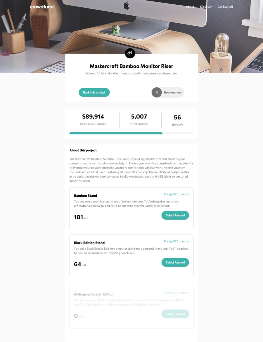 Frontend Mentor Crowdfunding Web App Using Reactjs And Vite Coding