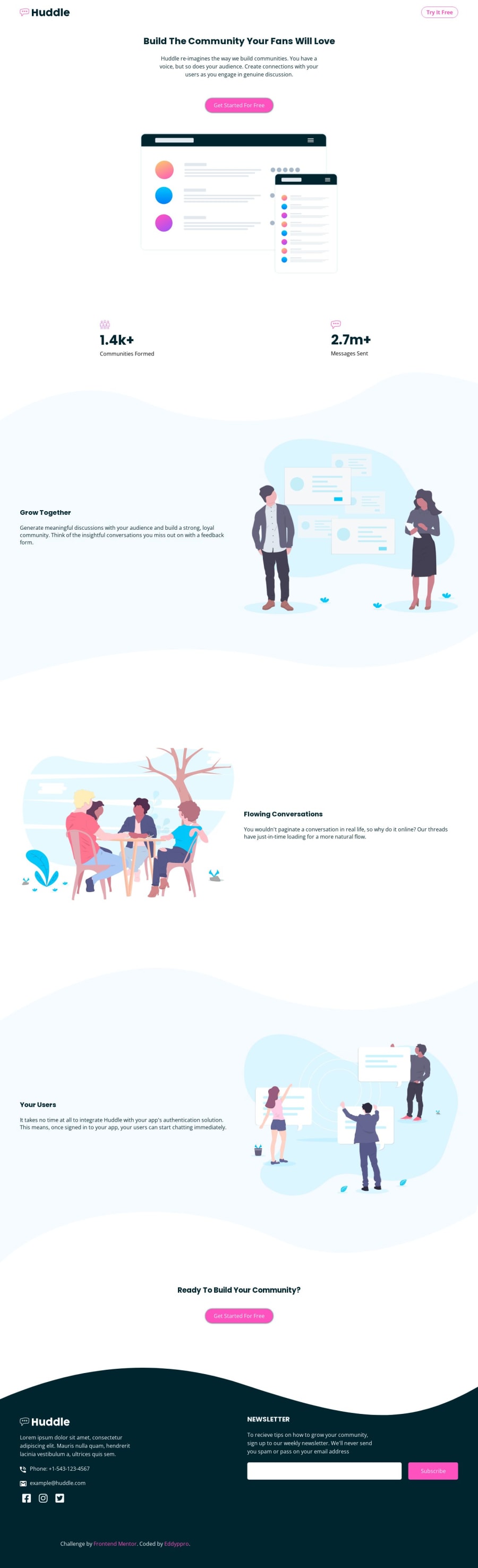 Frontend Mentor Responsive Flex Box Css Grid Media Query Semantic Tags Coding Challenge