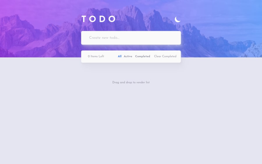 Frontend Mentor Todo App Using React Typescript And Zustand Coding
