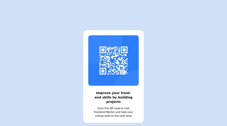 Frontend Mentor Qr Code Component Build Using Tailwind Css Coding Challenge Solution
