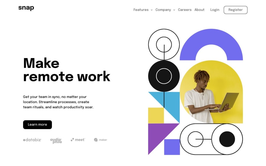 Frontend Mentor Intro Section With Tailwindcss And Animatedstyle Coding Challenge Solution