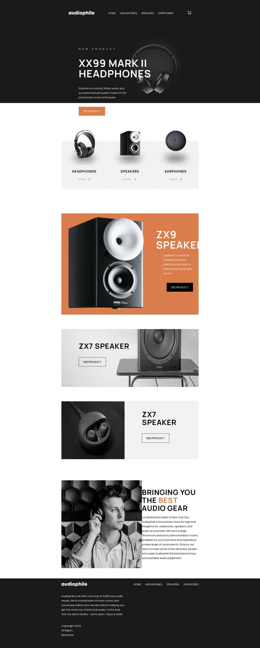 Frontend Mentor Audiophile Using React Nextjs Typescript And