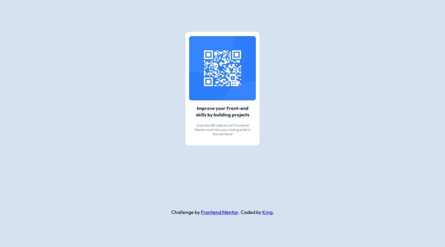 Frontend Mentor | Responsive QR code component using CSS coding ... Frontend Mentor | Responsive QR code component using CSS coding ...