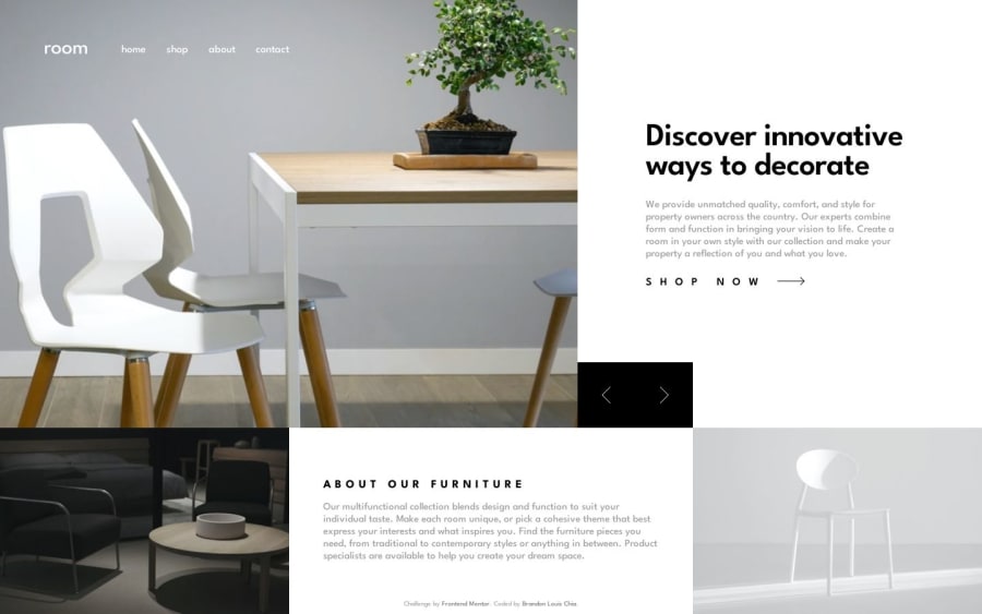 Frontend Mentor Responsive Room Homepage Using Reactjs Coding
