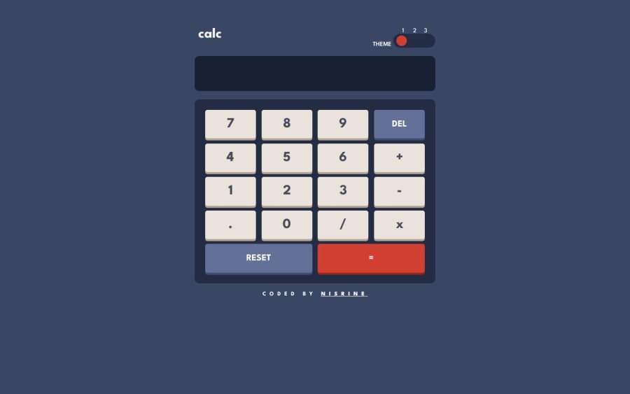Frontend Mentor Responsive Calculator App With Custom Themes Built With Cssjavascript Coding