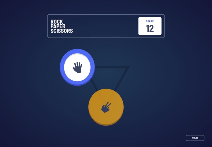 Frontend Mentor Rock Paper Scissors Reactjs Framer Motion Coding Challenge Solution