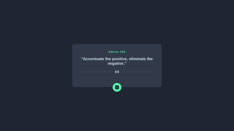 Frontend Mentor Advice Generator App Using React Js And Css Coding