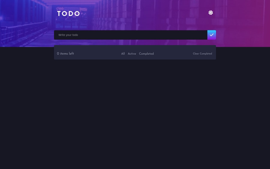 Frontend Mentor Todo App With Local Storage With Html Css In React Coding Challenge Solution
