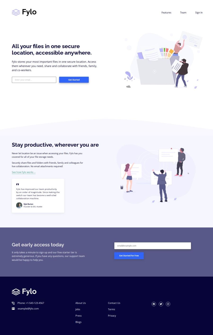 Frontend Mentor Responsive Landing Page Css Grid Flex Coding Challenge Solution