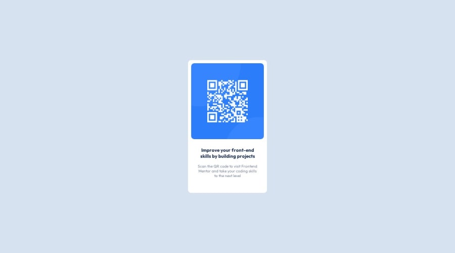 Frontend Mentor Qr Code Component Challenge Coding Challenge Solution