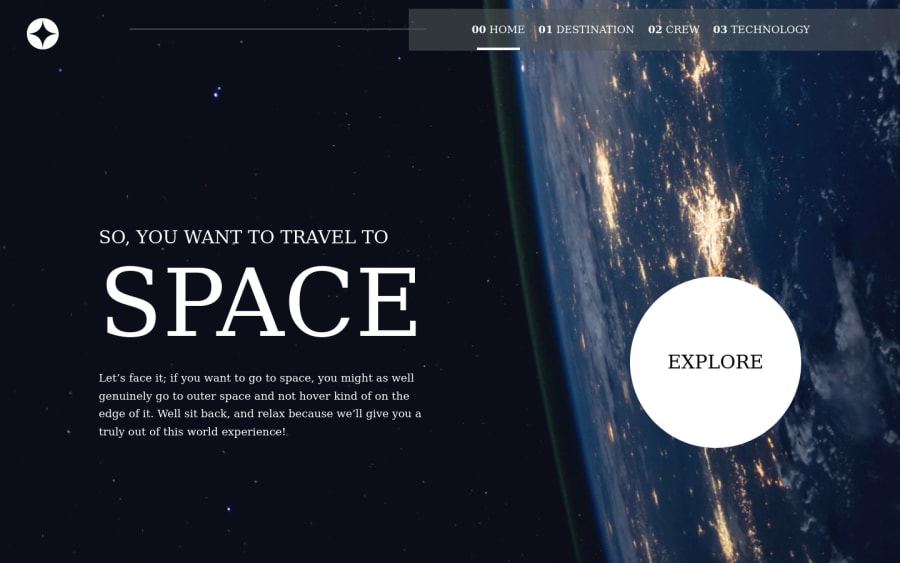 Frontend Mentor Space Tourism Website Made In Angular Coding Challenge Solution