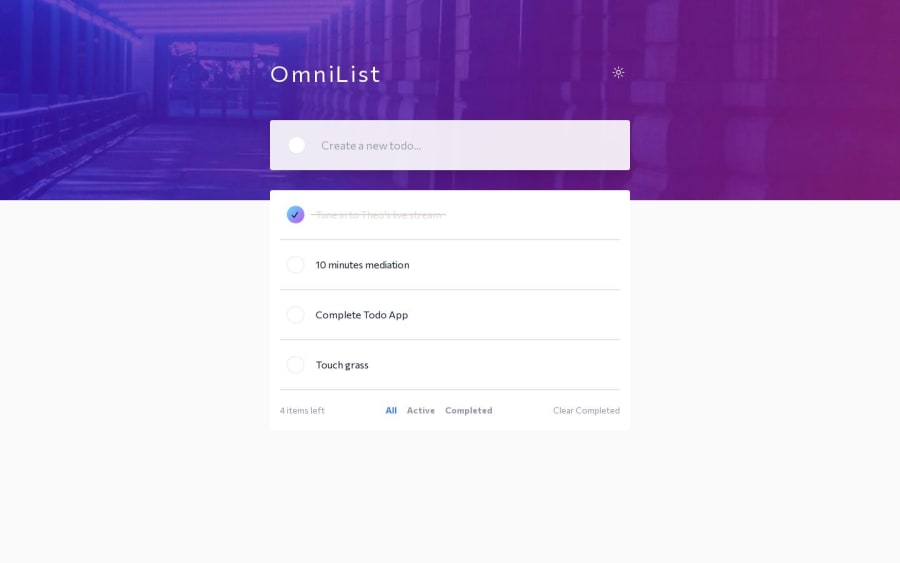 Frontend Mentor Todo List Built With Next Js And Tailwind Css Coding