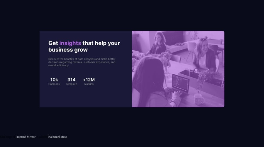 Frontend Mentor Stats Preview Card Using Html5 And Css Coding Challenge Solution