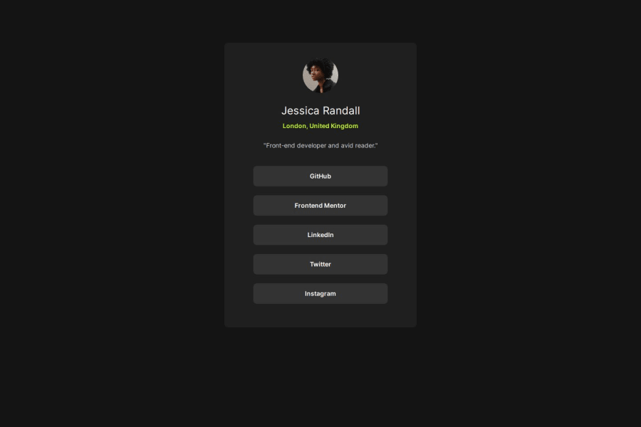 Frontend Mentor Responsive Social Links Using Css Grid Coding