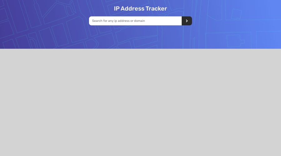 Frontend Mentor Ip Address Tracker Coding Challenge Solution