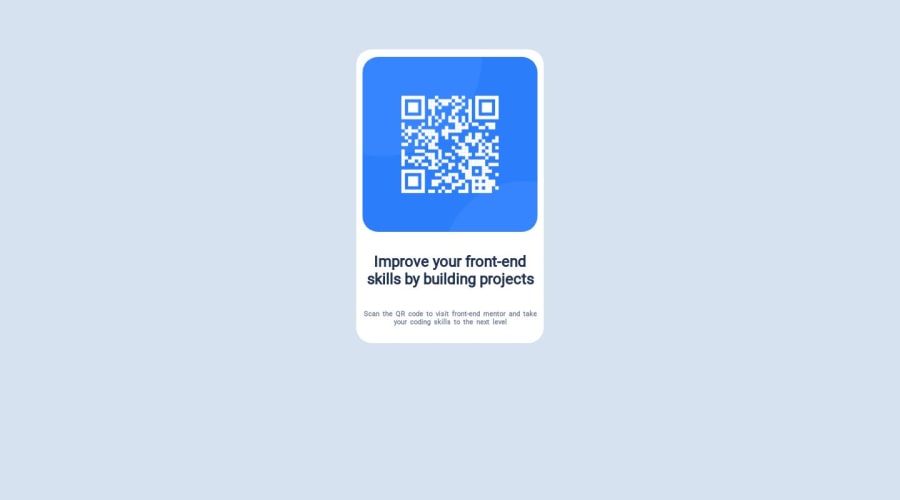 Frontend Mentor Qr Code Project Coding Challenge Solution