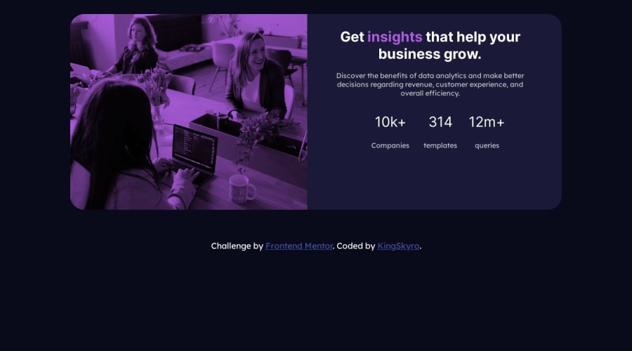 Frontend Mentor Stats Preview Card Component Coding Challenge Solution