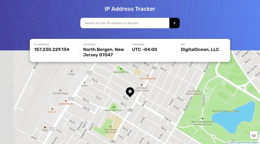Frontend Mentor Ip Address Tracker Using Scss And Javascript Coding Challenge Solution