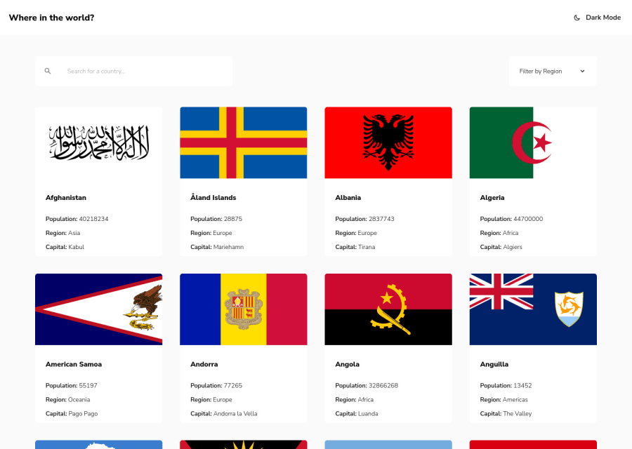 Frontend Mentor Rest Api Countries Using Nextjs And Tailwindcss Coding Challenge Solution