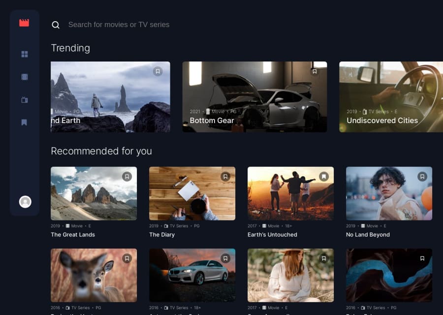Frontend Mentor | Movie entertainment project in React JS coding challenge solution