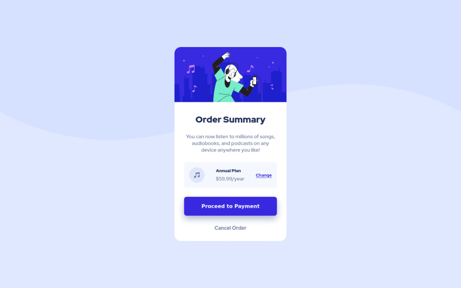 Frontend Mentor Order Summary Card Using Html And Css Coding Challenge Solution