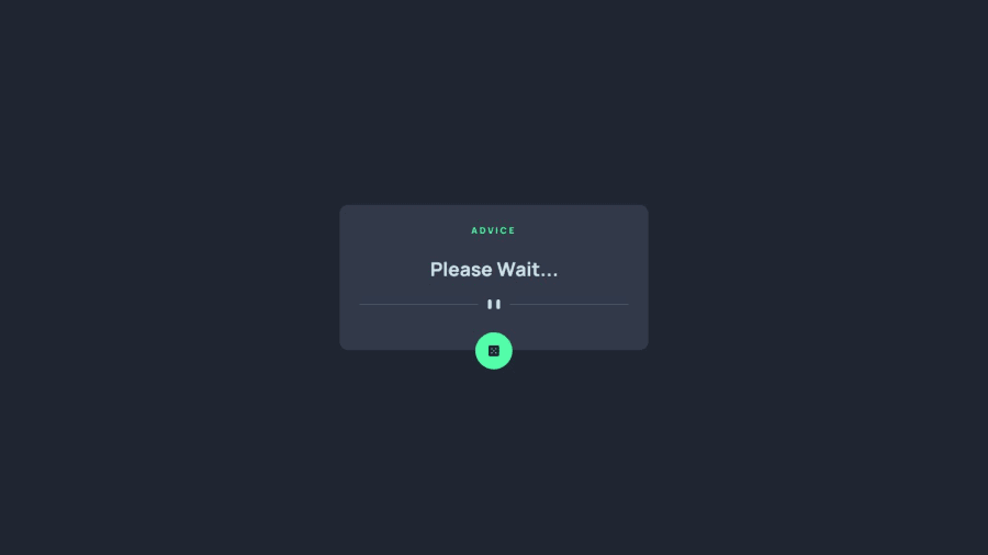 Frontend Mentor Random Advice Genarator Using Html Css And Javascript