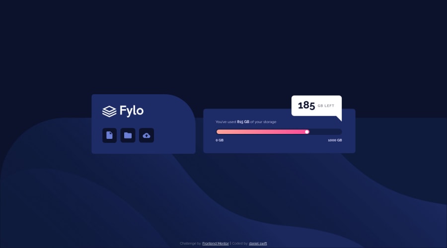 Frontend Mentor Responsive Fylo Data Storage Component Using Html And Css Flexbox Coding