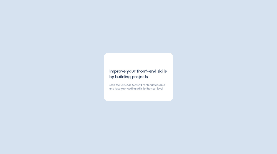 Frontend Mentor Qr Code Solution Coding Challenge Solution