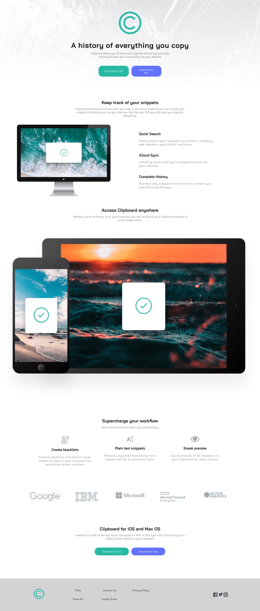 Frontend Mentor Clipboard Landing Page Using React And Sass Coding