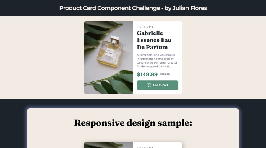 Frontend Mentor Card Component Made With Css Coding Challenge Solution