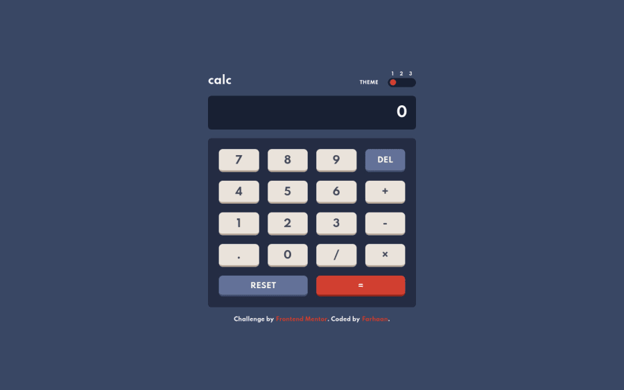 Frontend Mentor Calculator App Using Svelte Coding Challenge Solution