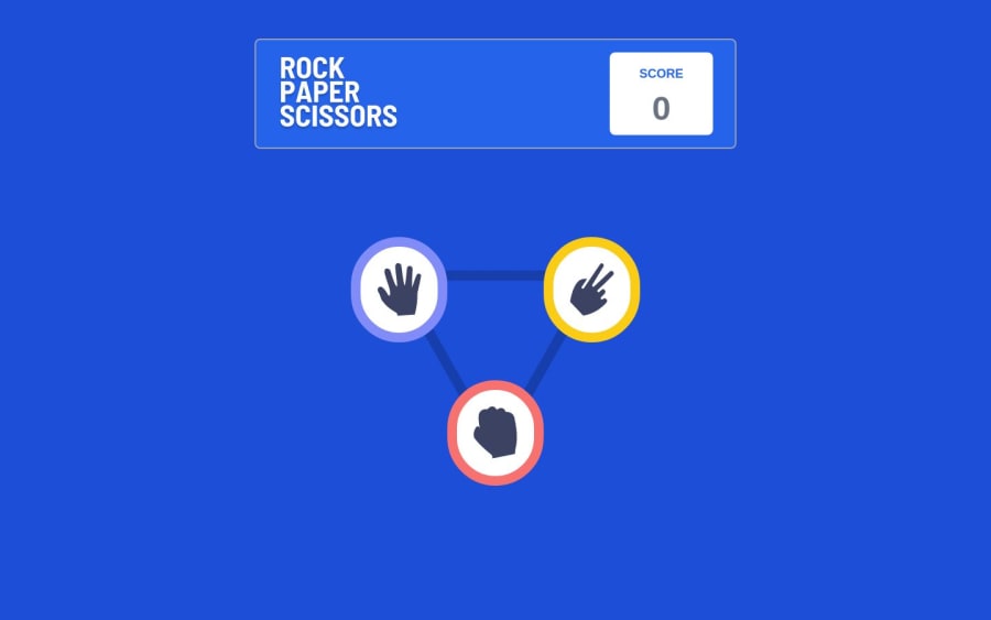Frontend Mentor Rock Paper Scissors Using React And Tailwind Css Coding Challenge Solution