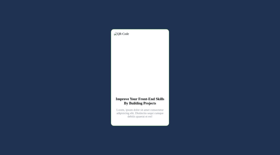Frontend Mentor Qr Code Html Css Coding Challenge Solution