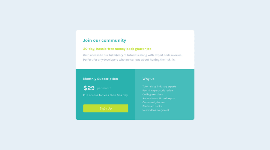 Frontend Mentor Responsive Card Using Css Grid Coding Challenge Solution