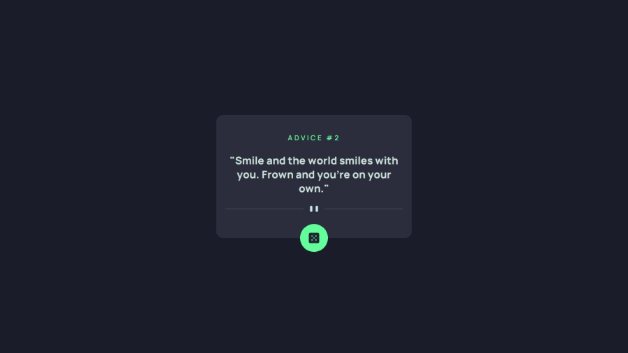 Frontend Mentor Advice Generator App Using React Js And Tailwindcss