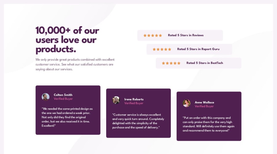 Frontend Mentor Social Proof Section React Styled Components Css Grid Coding Challenge