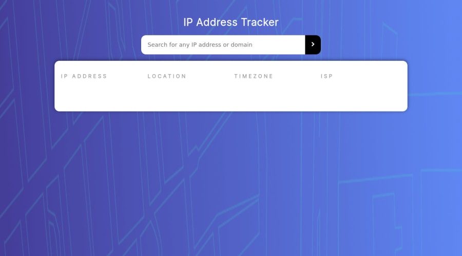 Frontend Mentor Ip Address Tracker With Html Css Scss Javascript Coding Challenge Solution