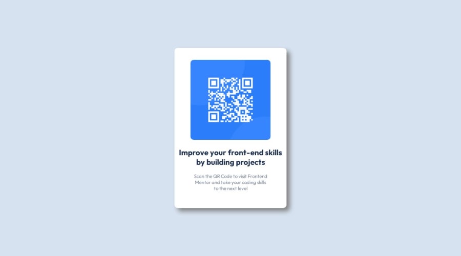 Frontend Mentor Qr Code Landing Page Using Flexbox Coding Challenge Solution