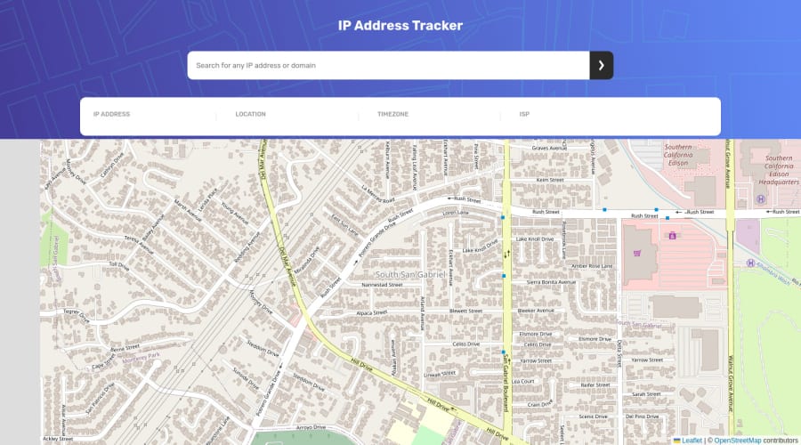 Frontend Mentor Responsive Ip Tracker W Flexbox Coding Challenge Solution