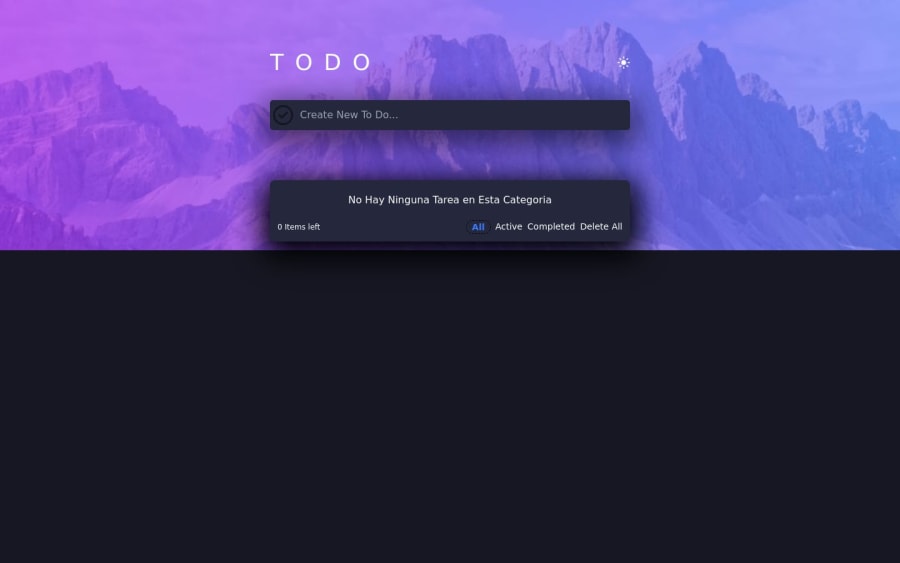 Frontend Mentor React And Tailwindcss Todoapp Coding Challenge Solution