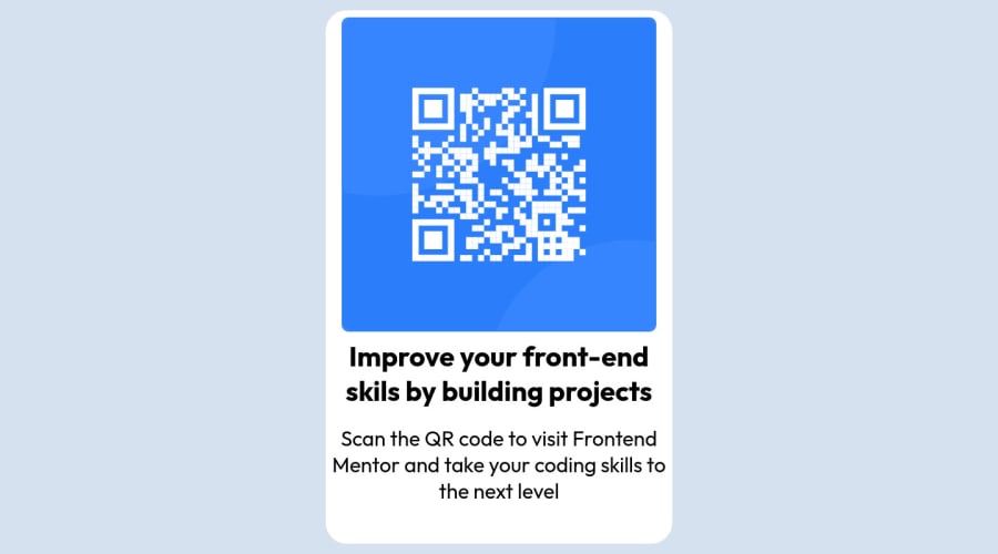 Frontend Mentor Qrcode Responsive Page Coding Challenge Solution