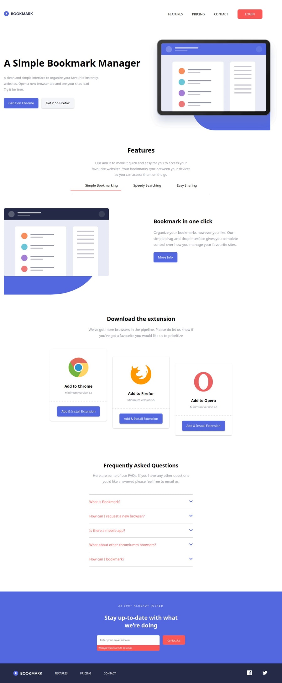 Frontend Mentor Developed With Component Based Architecture Using