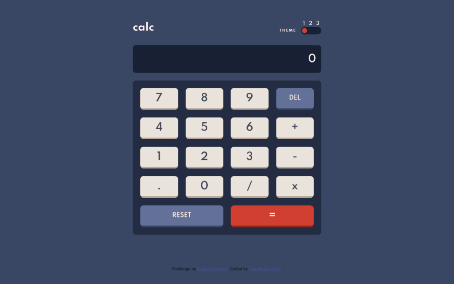 Frontend Mentor Calculator Using Typescript Coding Challenge Solution