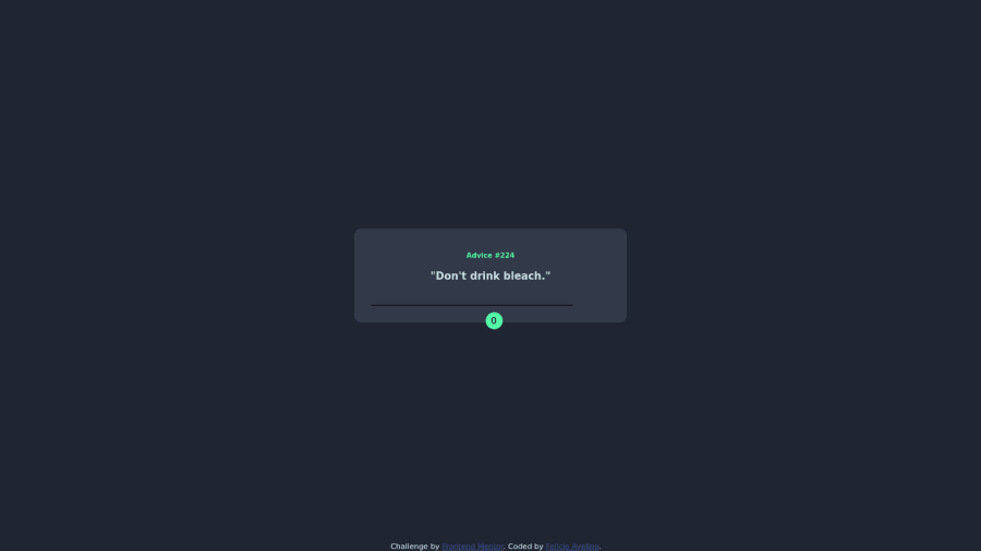 Frontend Mentor Advice Generator Html Css Javascript Api Coding Challenge Solution