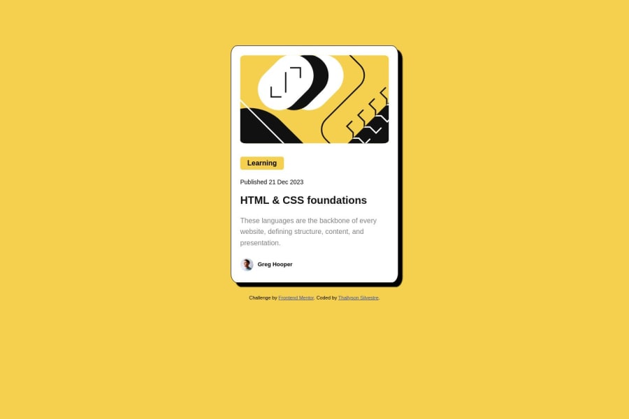 Frontend Mentor Mobile First Solution Using Html And Css Grid And