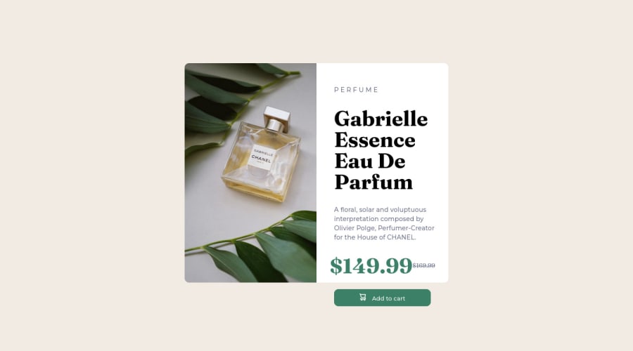 Frontend Mentor | Product-Perfume using HTML and CSS coding challenge ... Frontend Mentor | Product-Perfume using HTML and CSS coding challenge ...