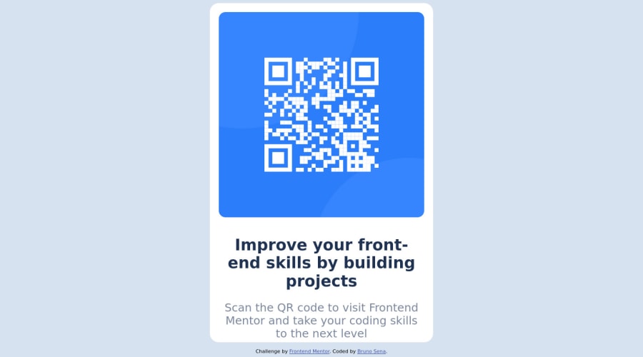Frontend Mentor Qr Code Only Html And Css Coding Challenge Solution