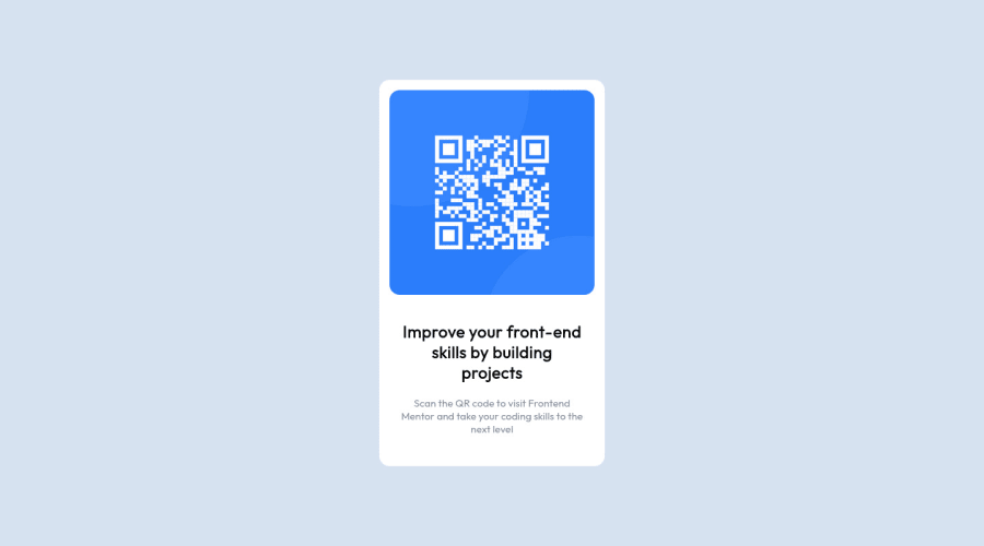 Frontend Mentor Reponsive Qr Component Using Css Flexbox Coding Challenge Solution